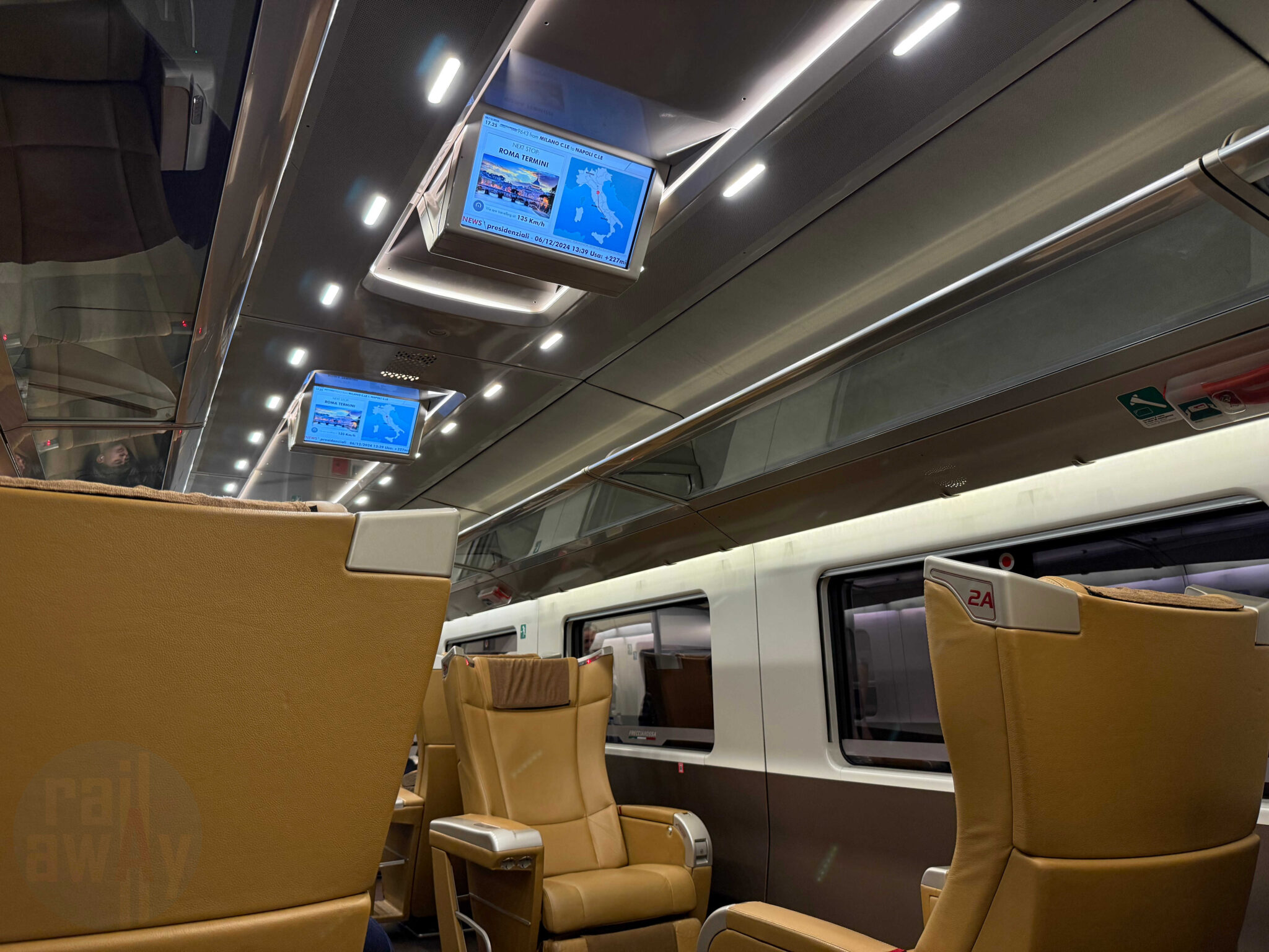 Europe's Most Luxurious? Italy's High Speed Frecciarossa in Executive ...